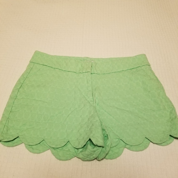 crown & ivy | Shorts | Crown Ivy Shelby Shorts Scallop Hem | Poshmark